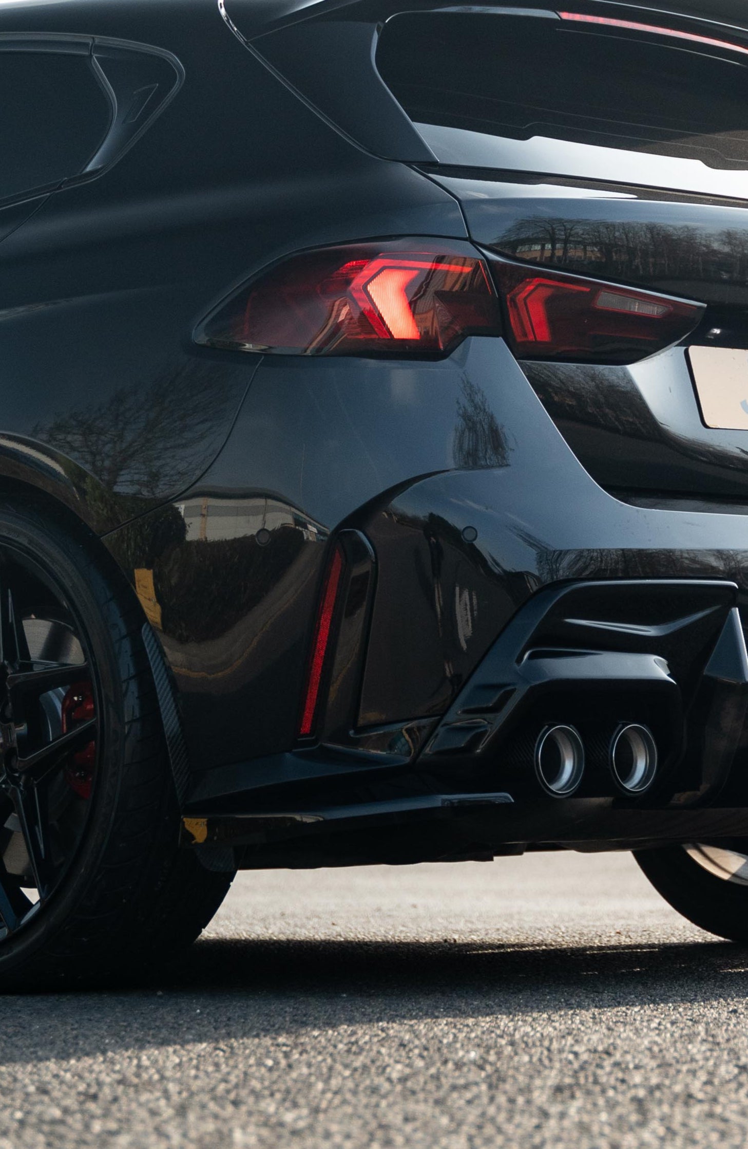 BMW F70 M135 Maxton Design Rear Side Splitters