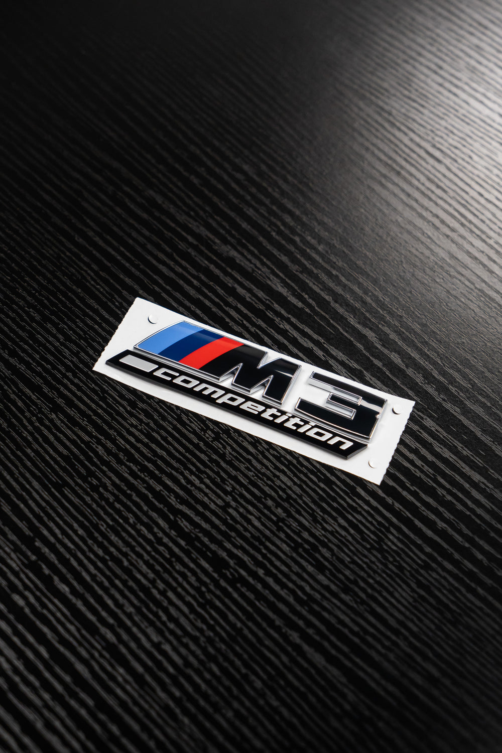 BMW Genuine M3 Competition LCI Gloss Black Rear Badge