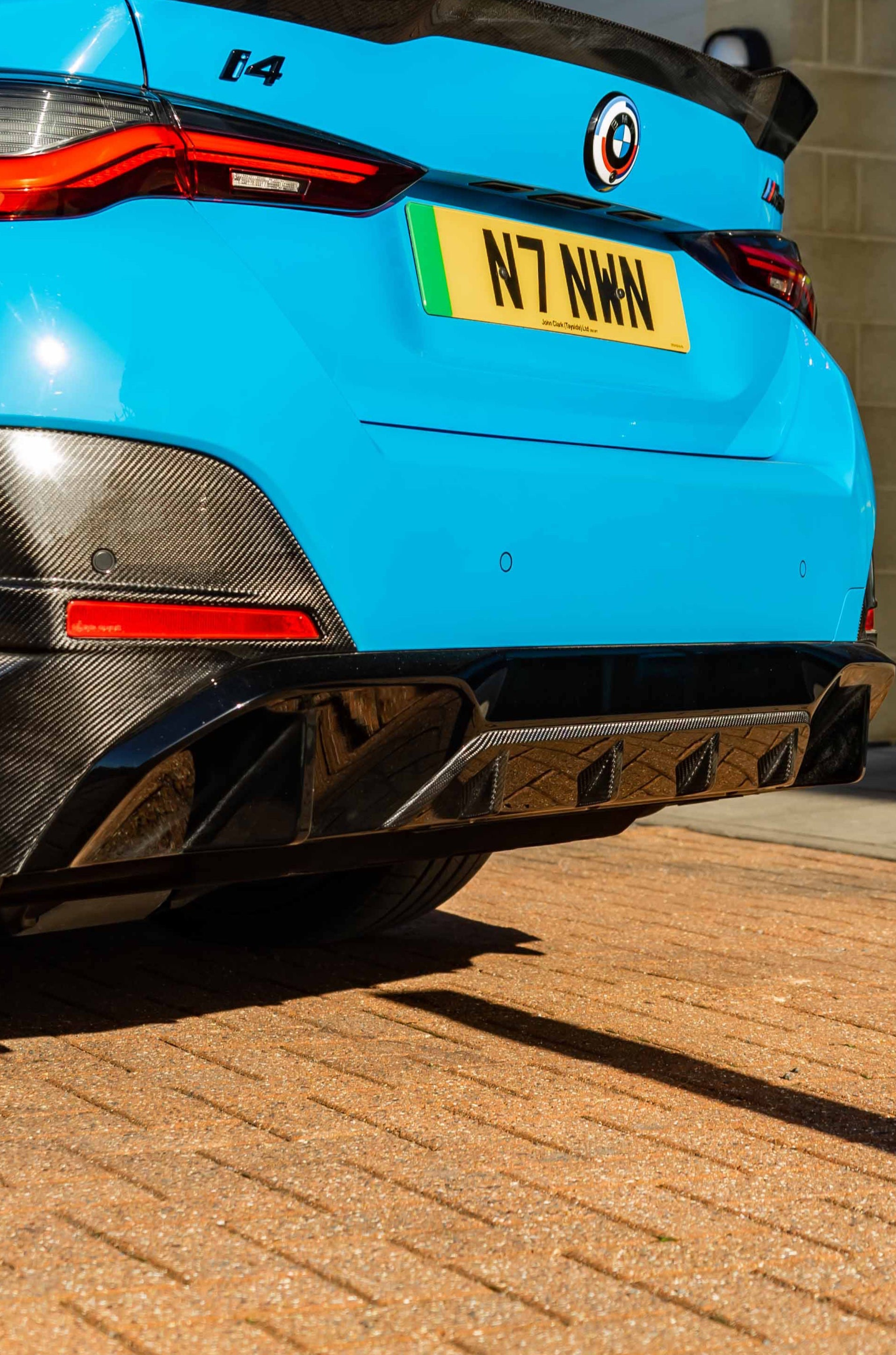 BMW i4 G26 M Performance Carbon Rear Diffuser