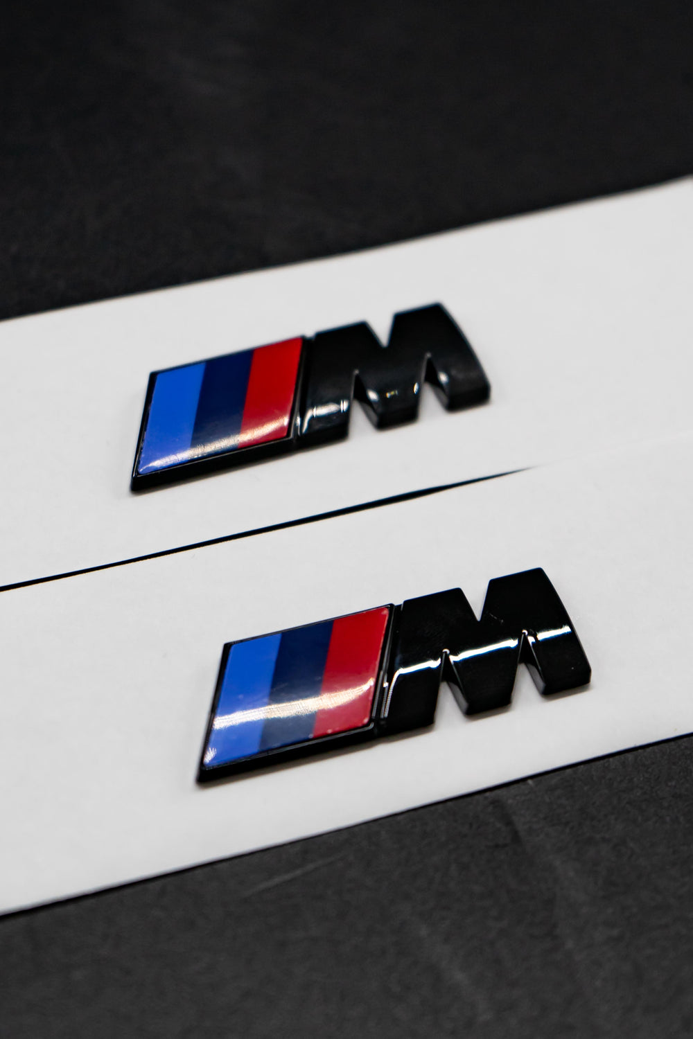BMW Genuine Gloss Black M Badges